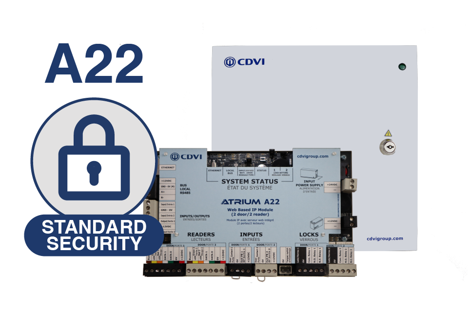 ATRIUM System Architecture - Simple Online Access Control | CDVI France